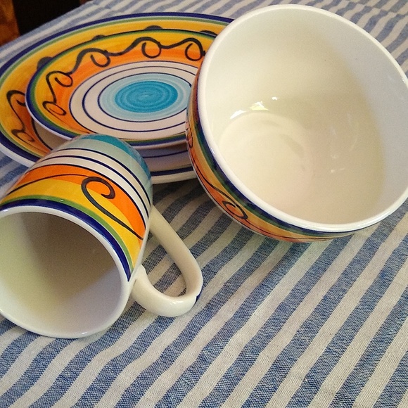 living art | Dining | Set Of Ten Living Art By Stoneage Dinnerware ...